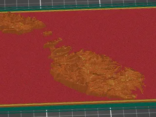 Malta Archipelago Topography by I_Zam | Download free STL model ...