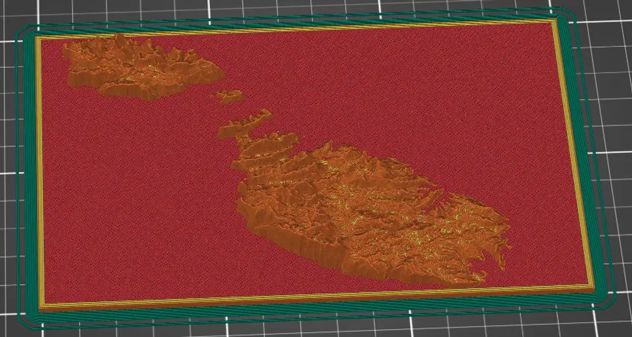 Malta Archipelago Topography by I_Zam | Download free STL model ...