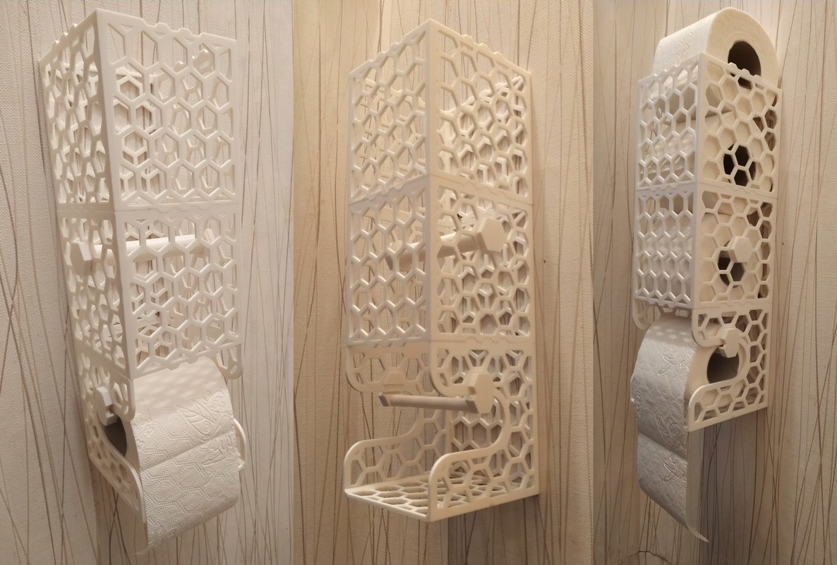 Toilet Paper Storage & Holder by MaG | Download free STL model ...