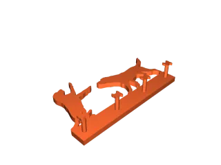 Dog Key Holder by Madcamper | Download free STL model | Printables.com