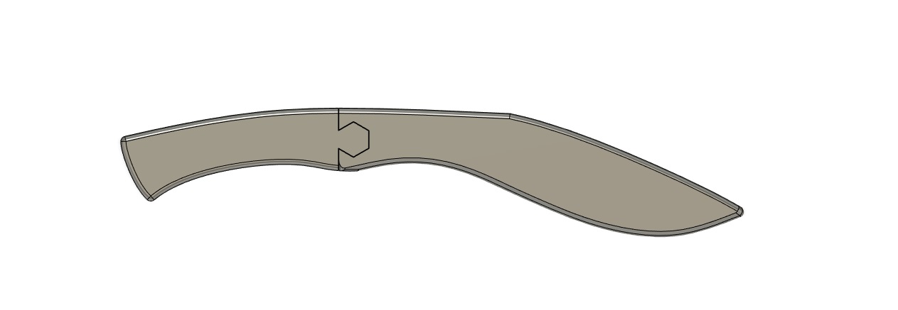 Kukri by Tecmir | Download free STL model | Printables.com