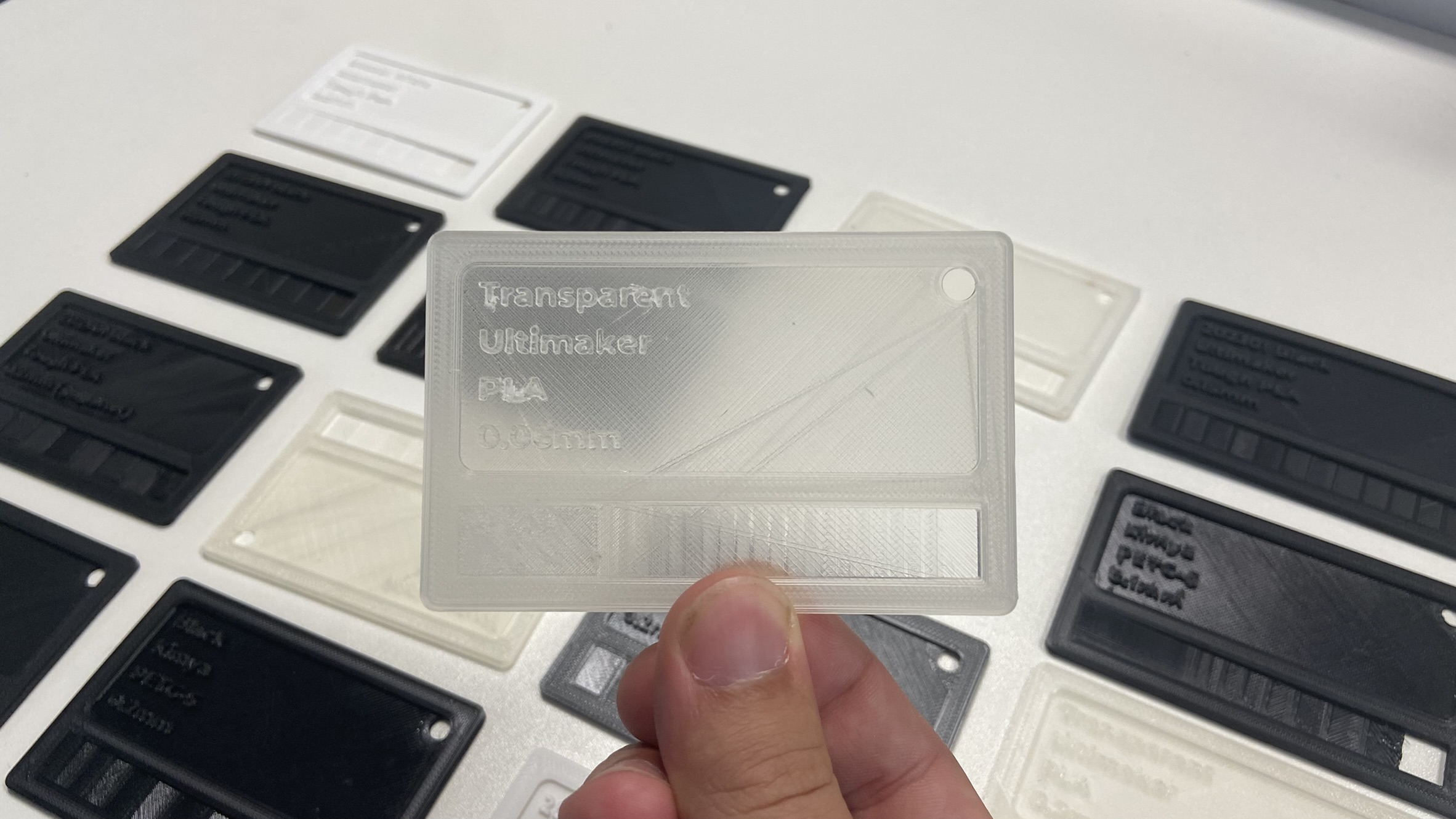 Filament Sample Card 85x55mm (Business Card Size) by fabianholzer ...