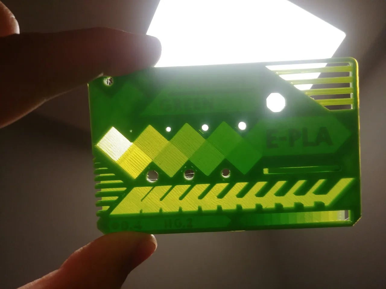 Customizable Filament Card Swatch by matez | Download free STL model ...