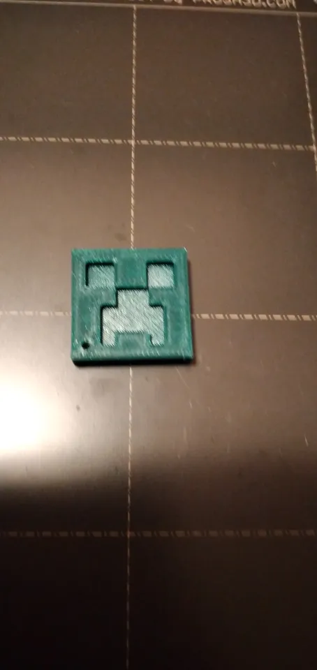Minecraft creeper keychain by ReadyErdo | Download free STL model ...
