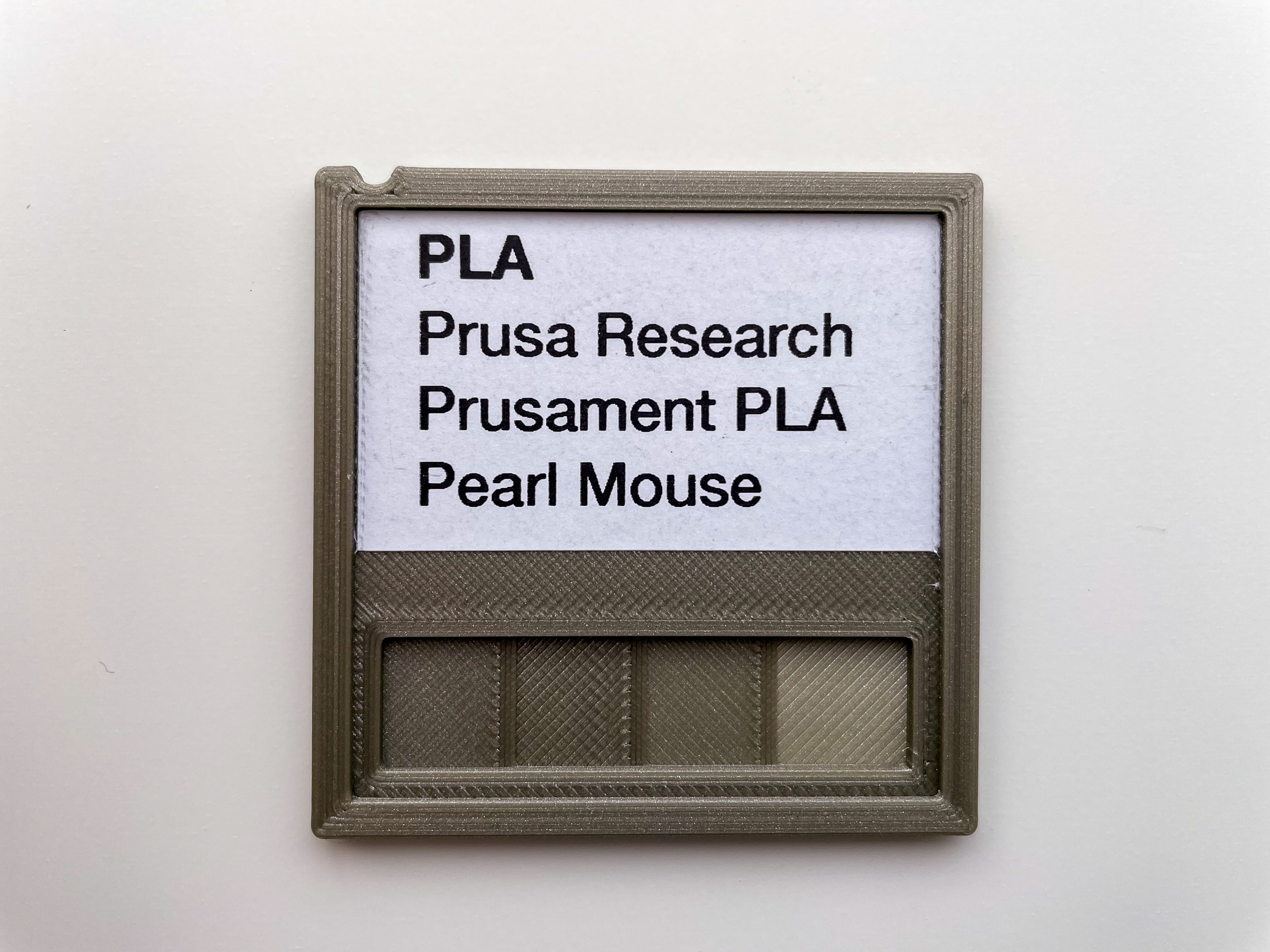 Filament swatches that fit in a slide tray or carousel by Frederik ...