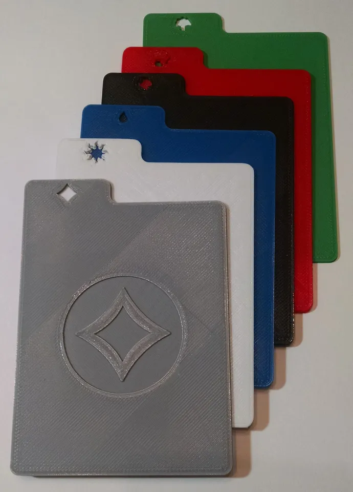 MTG color card divider by Tekcor17 | Download free STL model ...