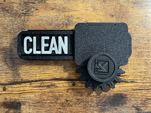 Clerty - Mechanical Dishwasher Sign by Dingus | Download free STL model ...