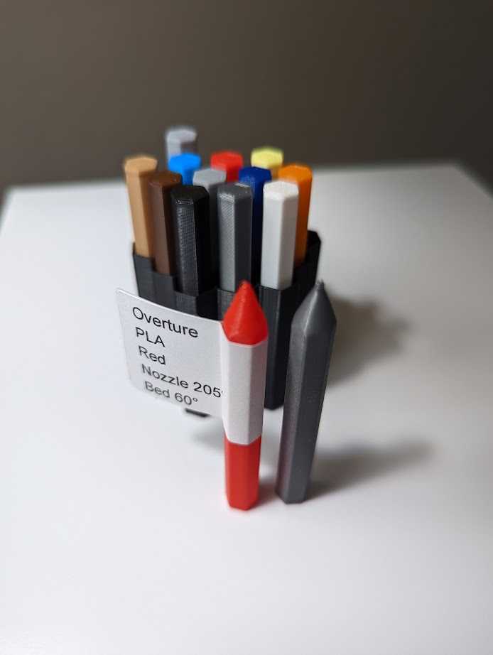 Filament Pencil Swatch by ThatGuy0042 | Download free STL model ...