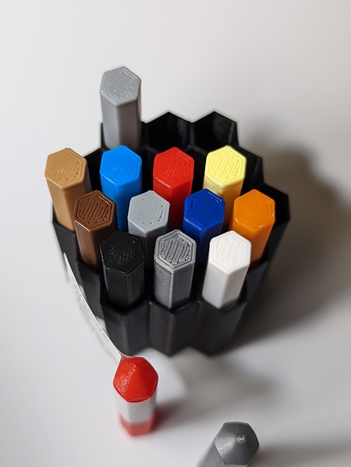 Filament Pencil Swatch by ThatGuy0042 | Download free STL model ...