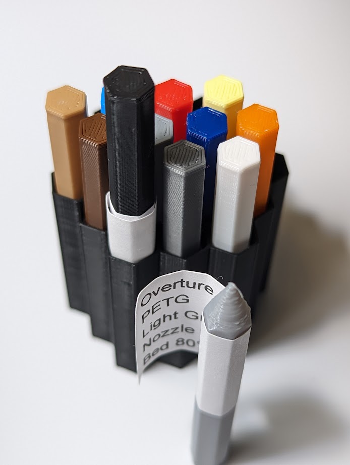 Filament Pencil Swatch by ThatGuy0042 | Download free STL model ...