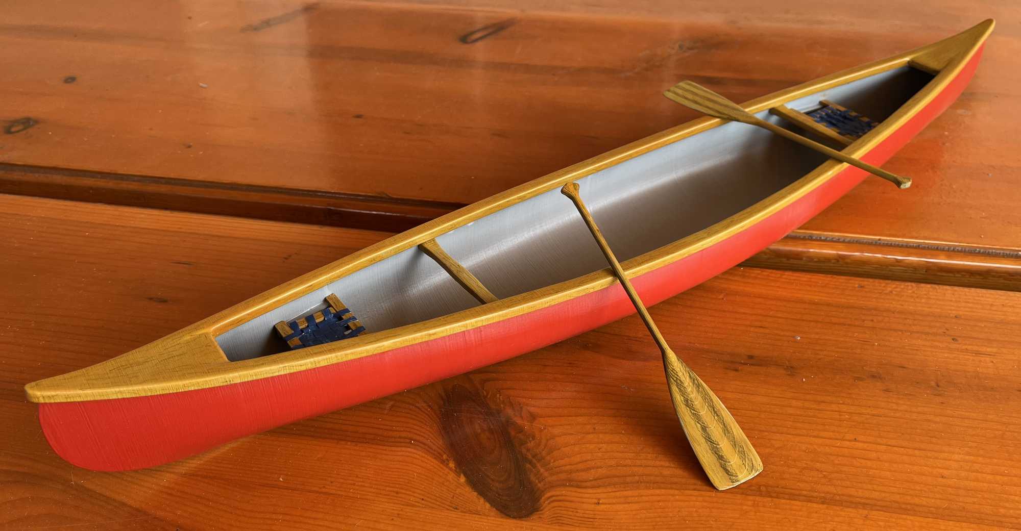 Canoe 1/10 scale with paddles by romcoromcoromco | Download free STL ...