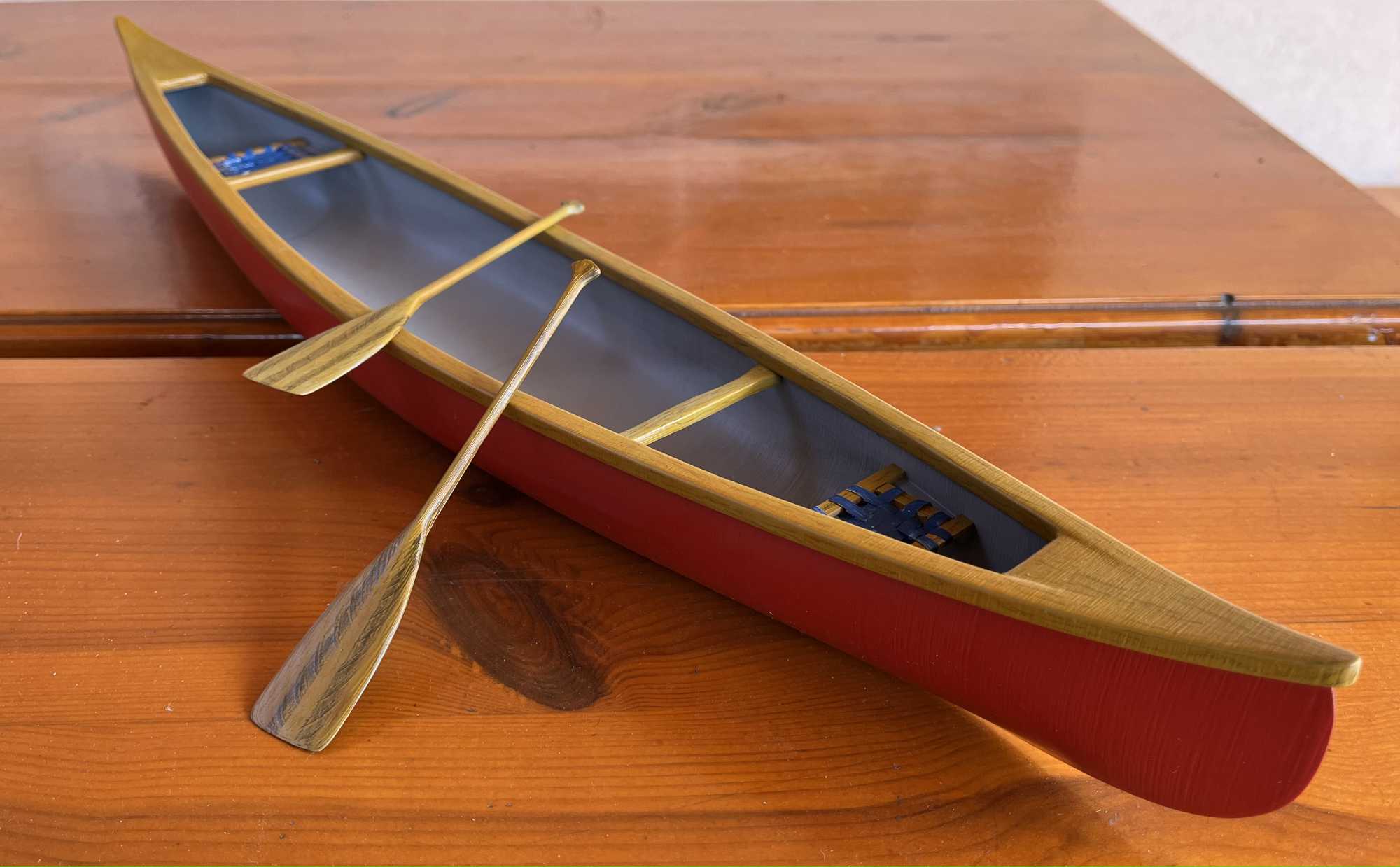 Canoe 1/10 scale with paddles by romcoromcoromco | Download free STL model | Printables.com