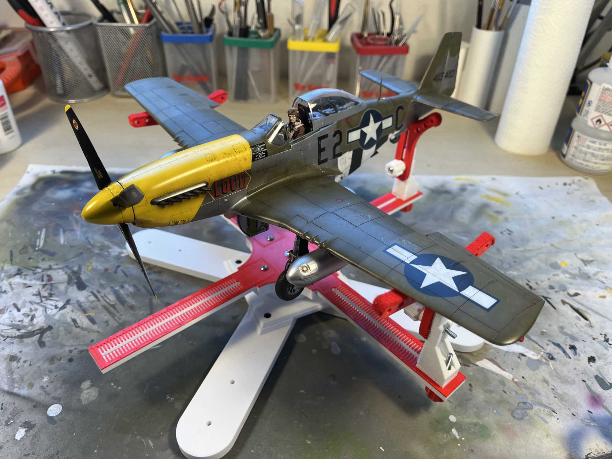 Paint model holder for 1/48 and 1/32 scale models par romcoromcoromco ...