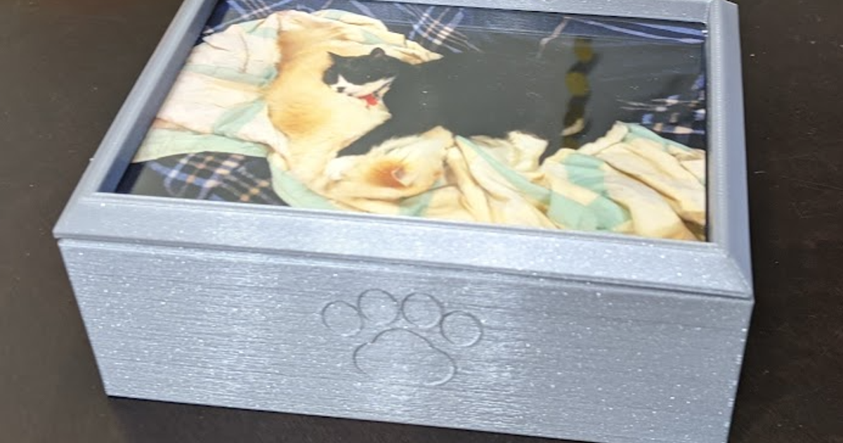 Paw Print Box by Nibato | Download free STL model | Printables.com