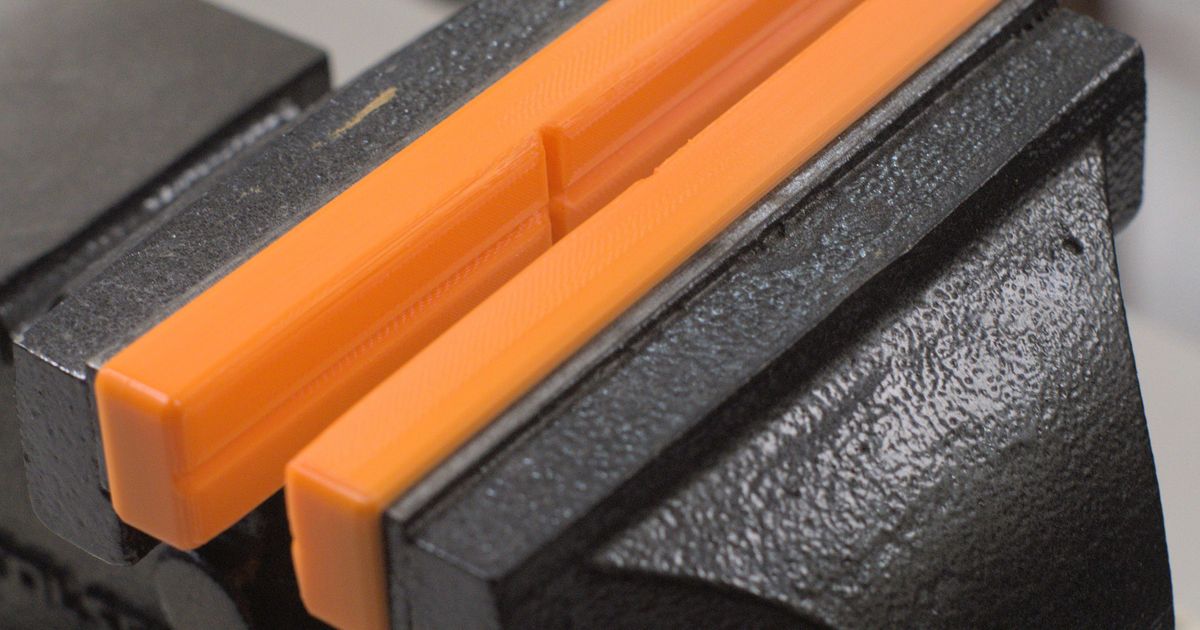 Soft Jaw for Bench Vise by benjiao | Download free STL model ...