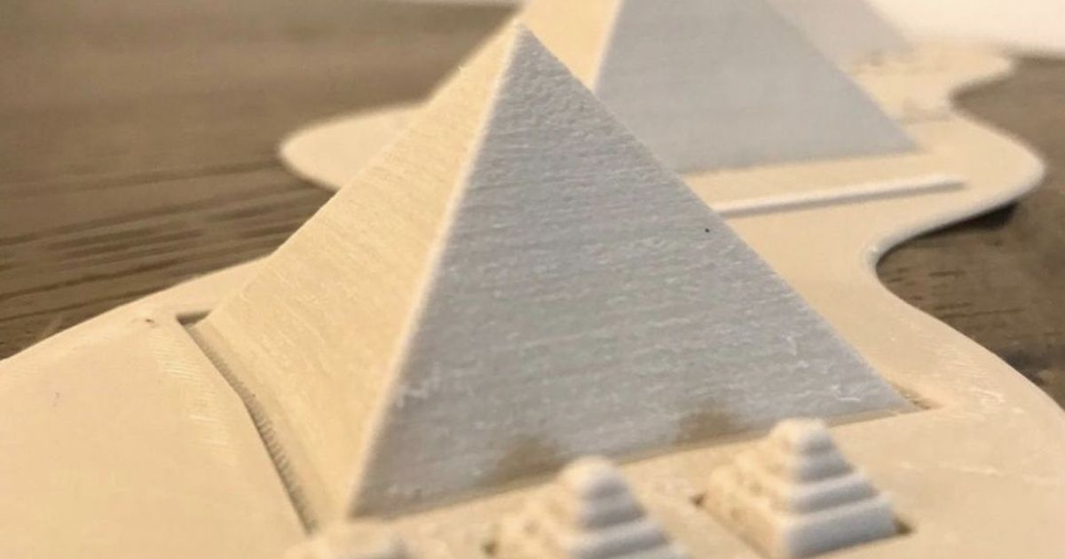Great Pyramids of Giza - Egypt by MiniWorld3D | Download free STL model ...