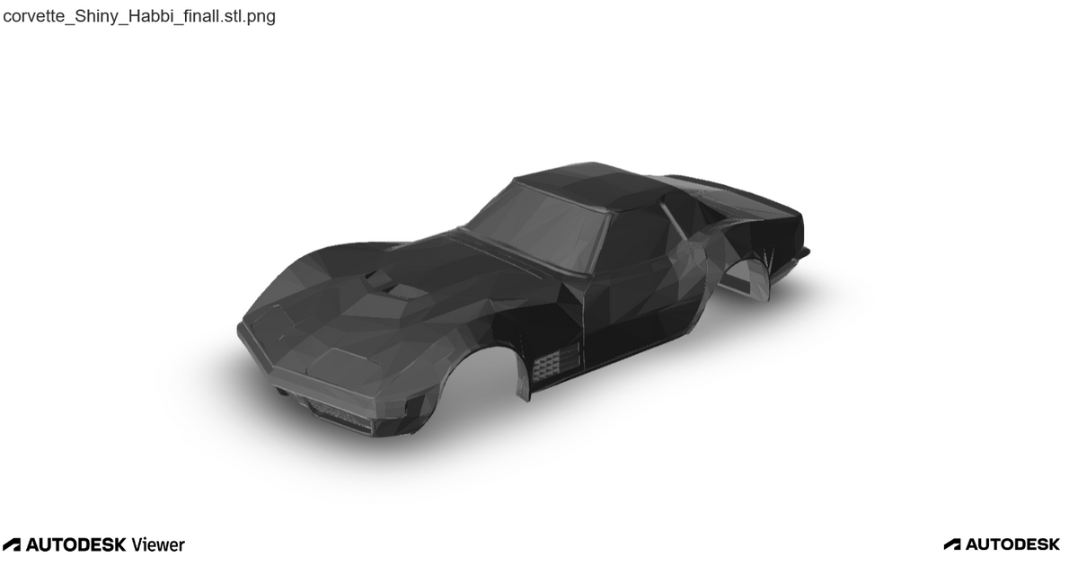 Corvette 70 - Turbo Racing Body Shell 1:76 C71 (RX7) by lim33 ...