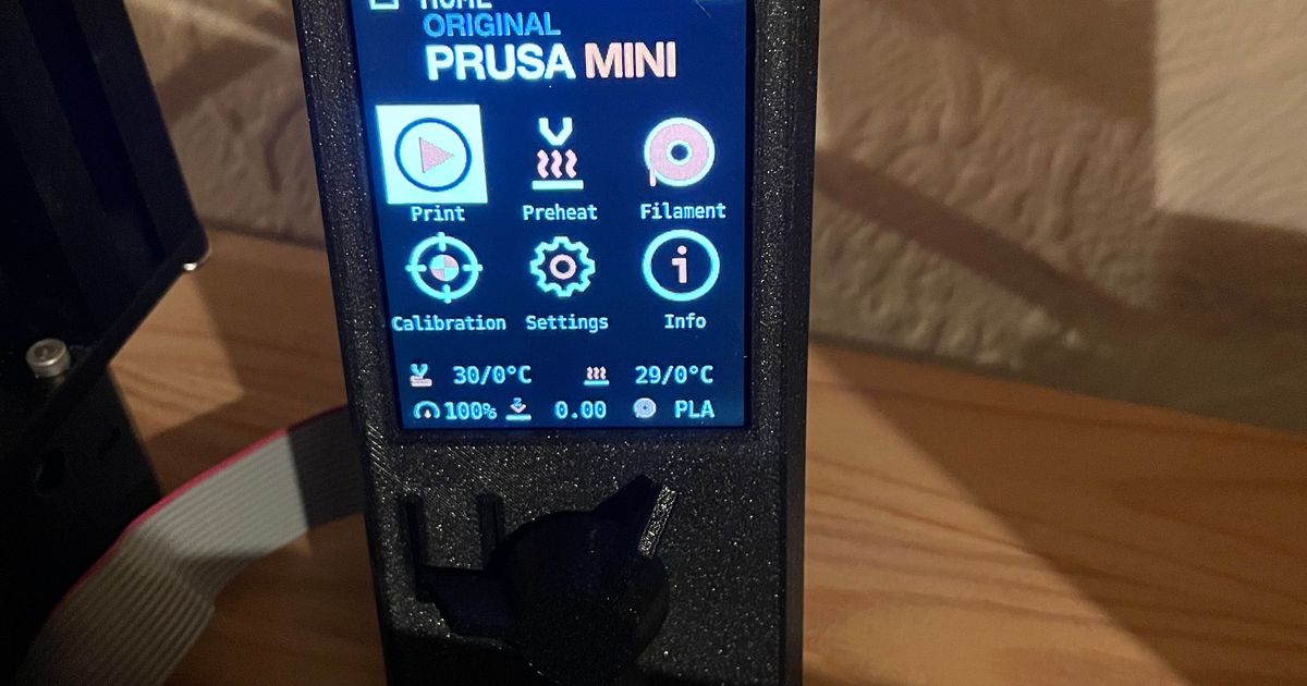 Prusa MINI free-standing display housing by Jake | Download free STL ...