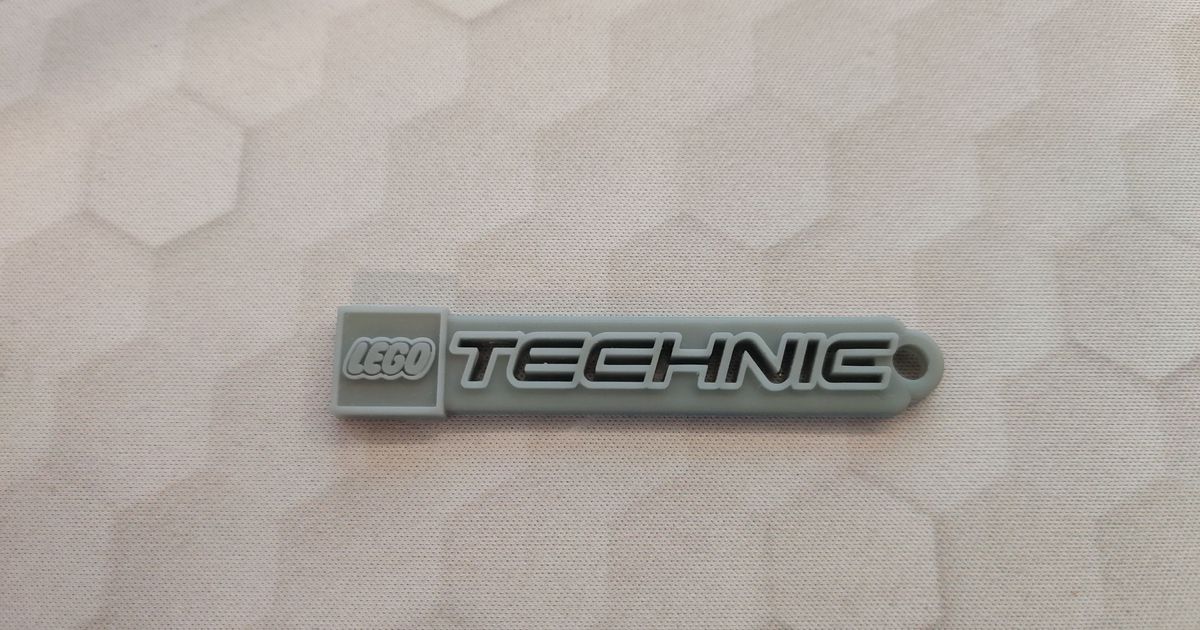 Lego Technic keychain by GregB | Download free STL model | Printables.com