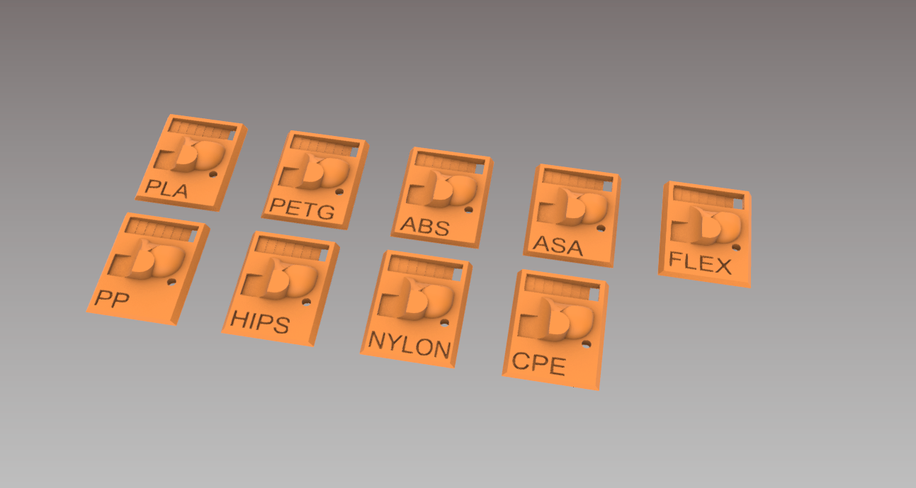 Filament material sampler by Martin Dobšovič | Download free STL model ...