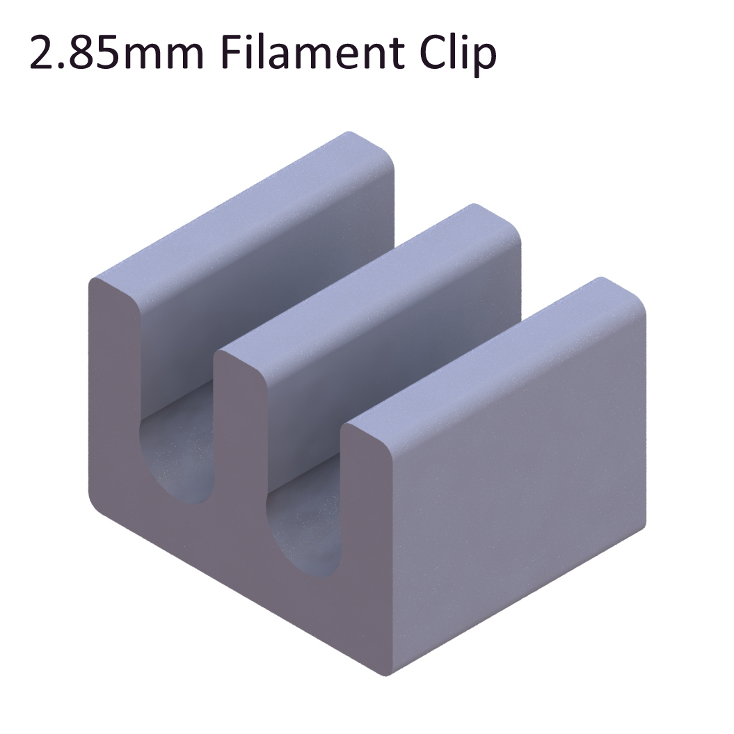 Simple Filament Clip - 1.75mm and 2.85mm by WillyCKH | Download free ...