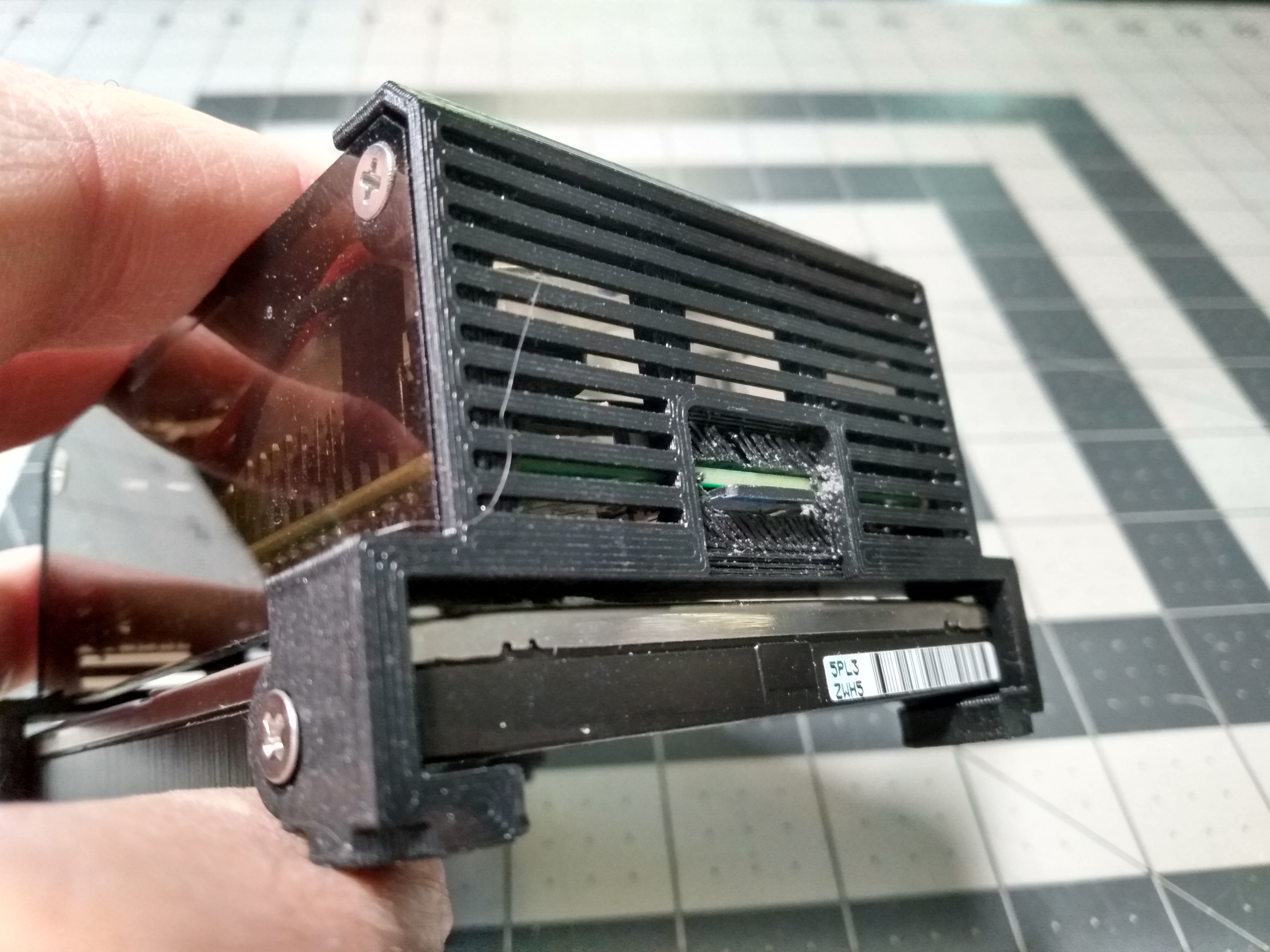Raspberry Pi 3B Case with SSD or 2.5" HDD Mounting Rails + Optional ...
