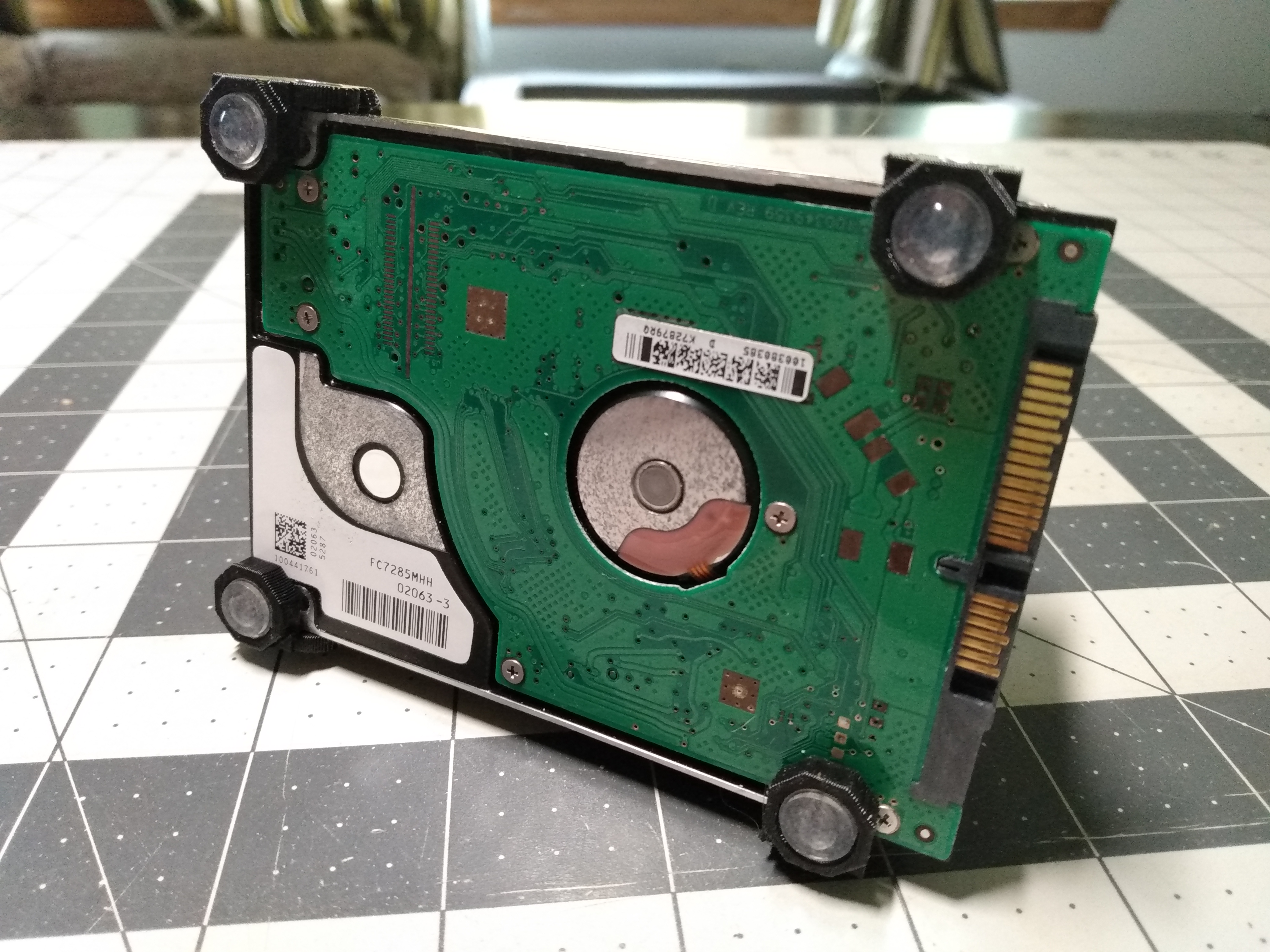 Raspberry Pi 3B Case with SSD or 2.5" HDD Mounting Rails + Optional ...