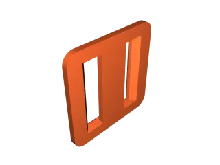 Webbing ladder lock buckle by EvaMika | Download free STL model ...