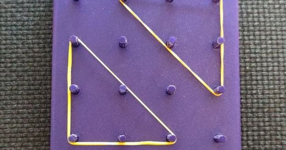 Geoboard - Educational Geometry Board por ULQqu | Descargar modelo STL ...