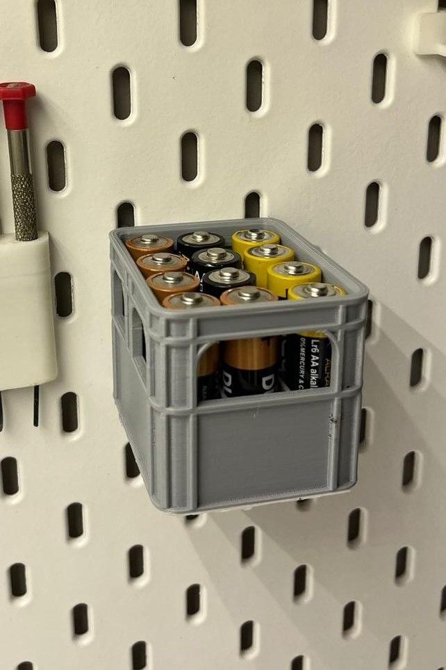 Stackable Beer Crate - AA Batteries for SKADIS by Arda Akgül | Download ...