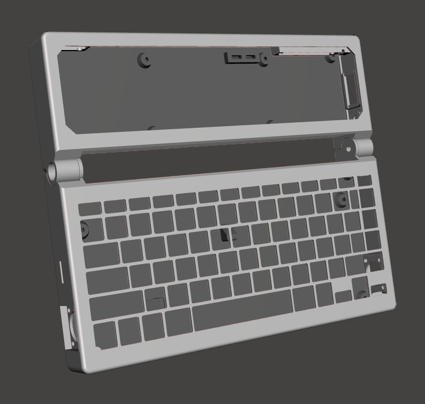 Another pi400 Cyberdeck - NERV inspired by Lambtor | Download free STL ...