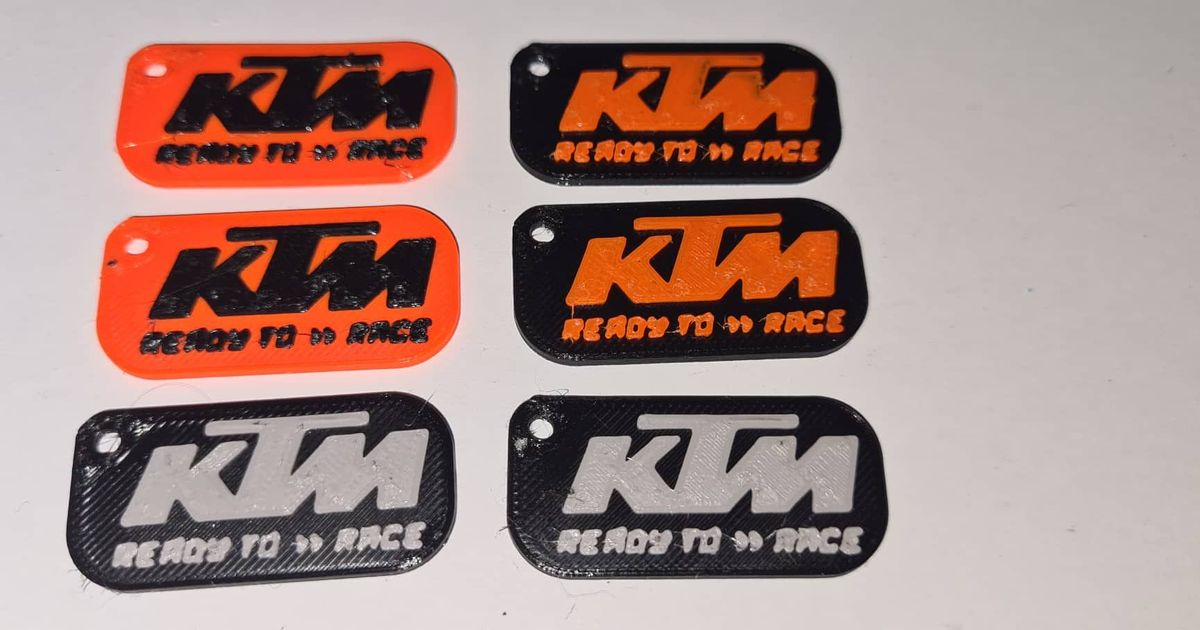 Klíčenka KTM by Pechi | Download free STL model | Printables.com