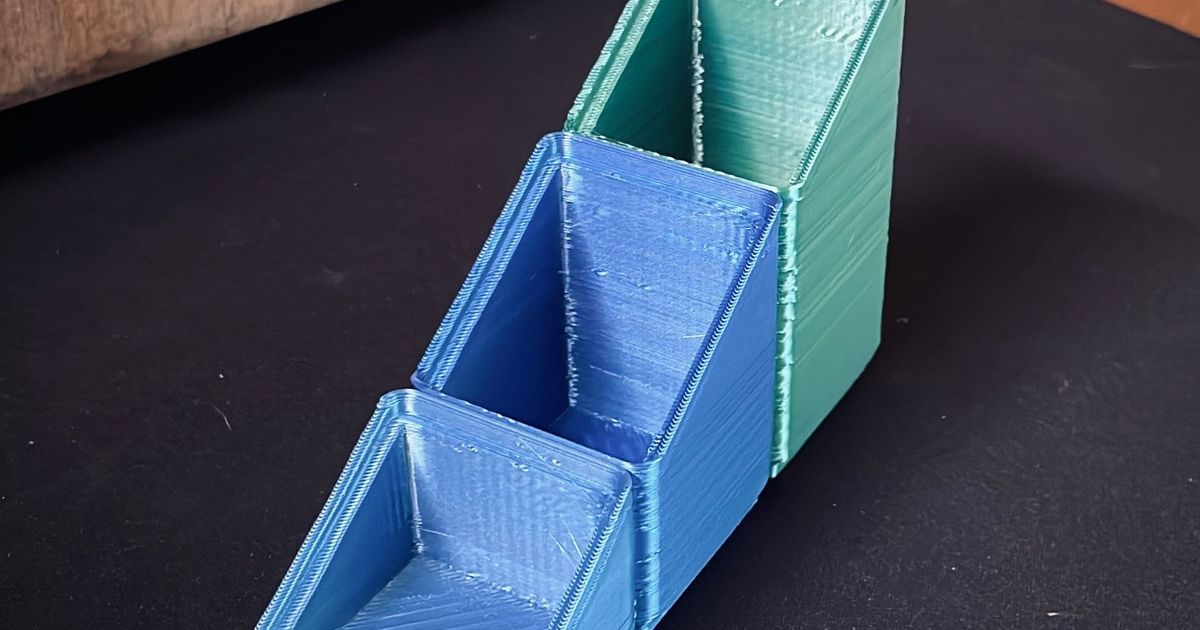 Gridfinity | Tiered Bins by Machenna56k | Download free STL model ...