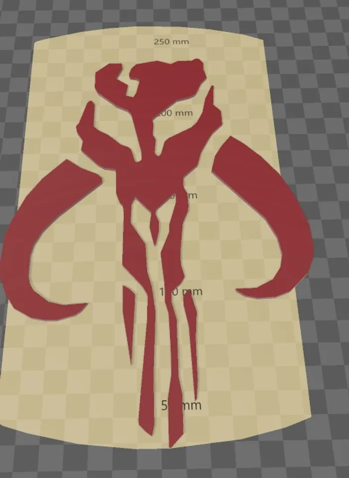 Mando skull Emblem by Ninja | Download free STL model | Printables.com