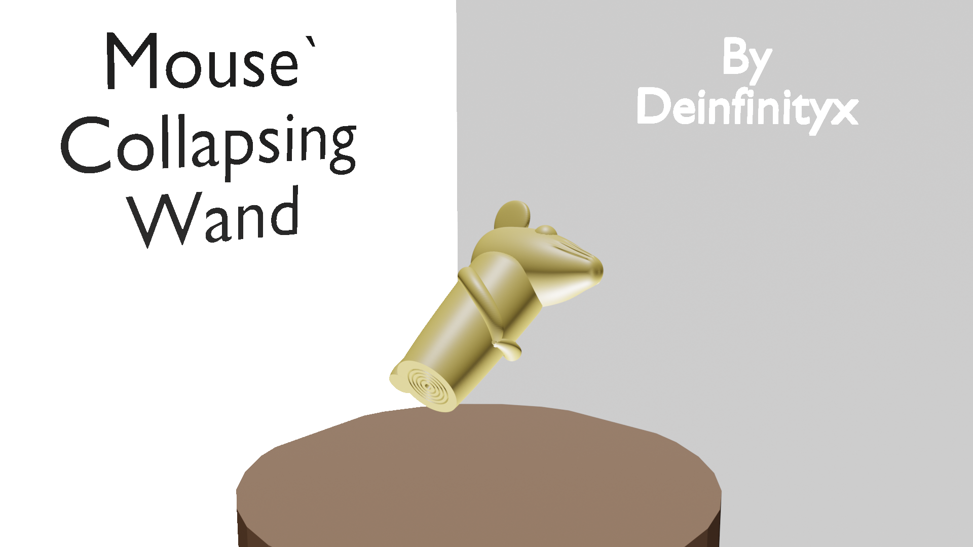 Mouse Collapsing Wand by deinfinityx | Download free STL model ...