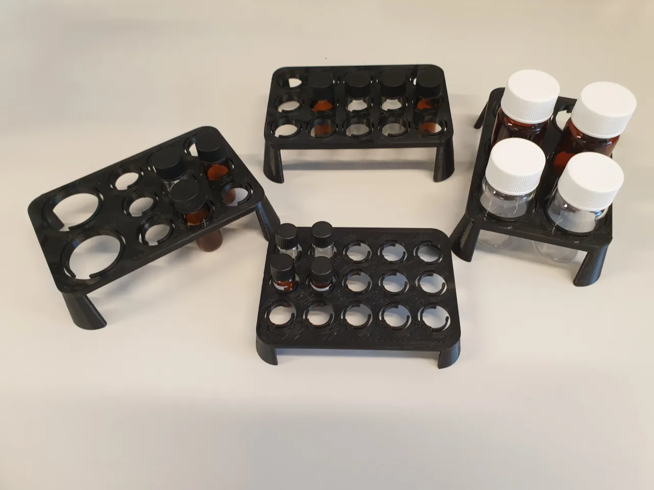 Vial Holder with arms by betaiv | Download free STL model | Printables.com