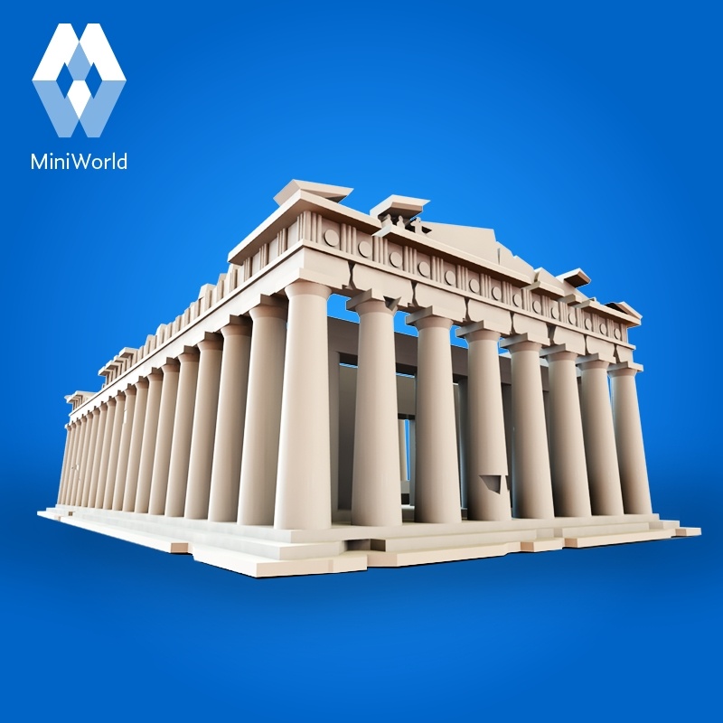 Parthenon - Athens , Greece by MiniWorld3D | Download free STL model ...