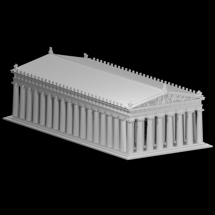 Parthenon Reconstruction - Athens , Greece by MiniWorld3D | Download ...