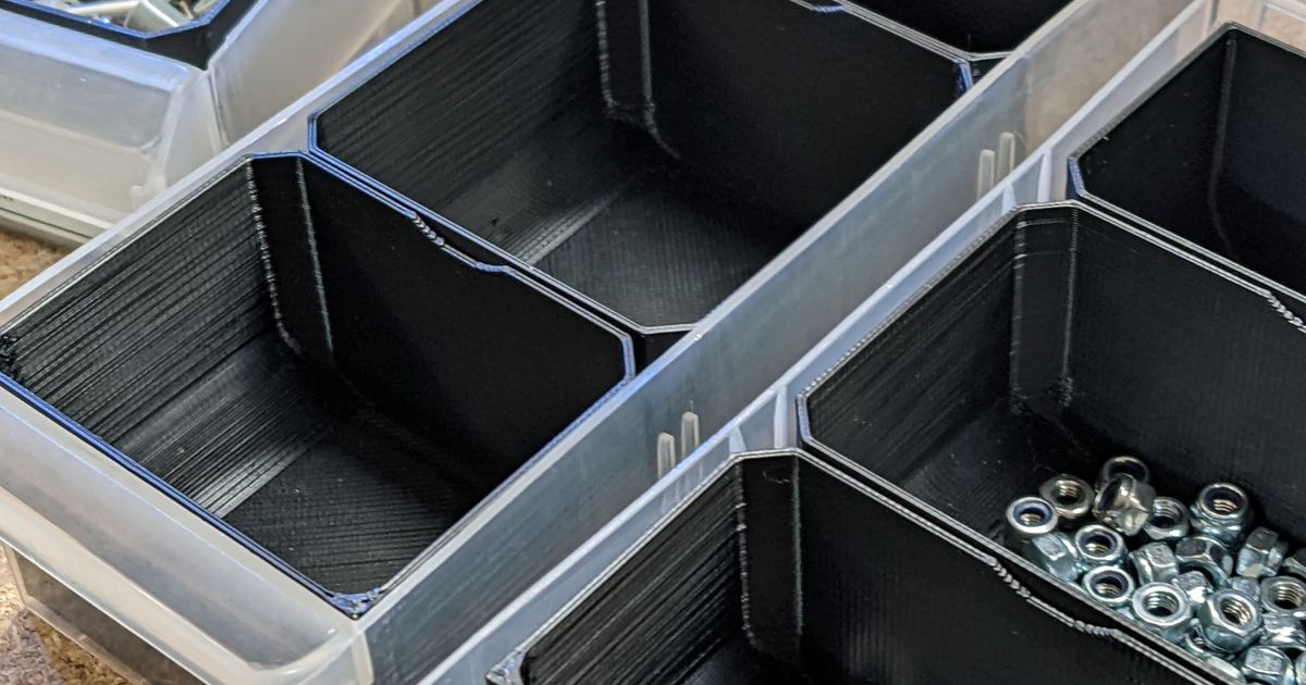 Customizable small parts (Allit) organizer container by Tom | Download ...