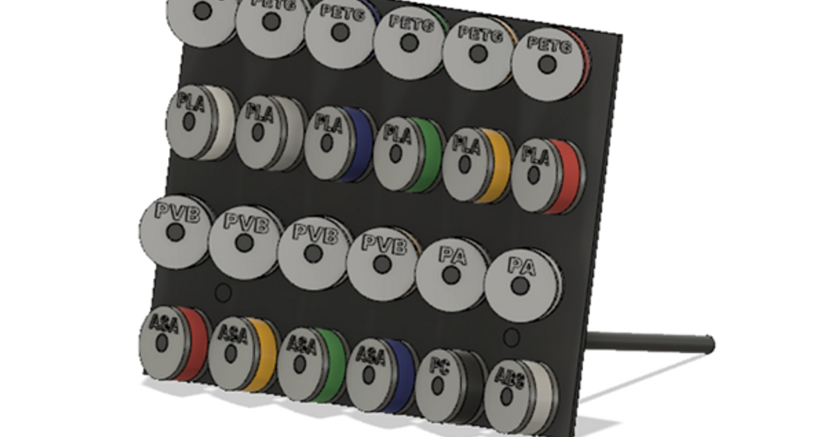 Filamentswatches display by W.Bálint | Download free STL model ...