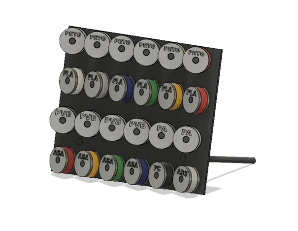 Filamentswatches display by W.Bálint | Download free STL model ...