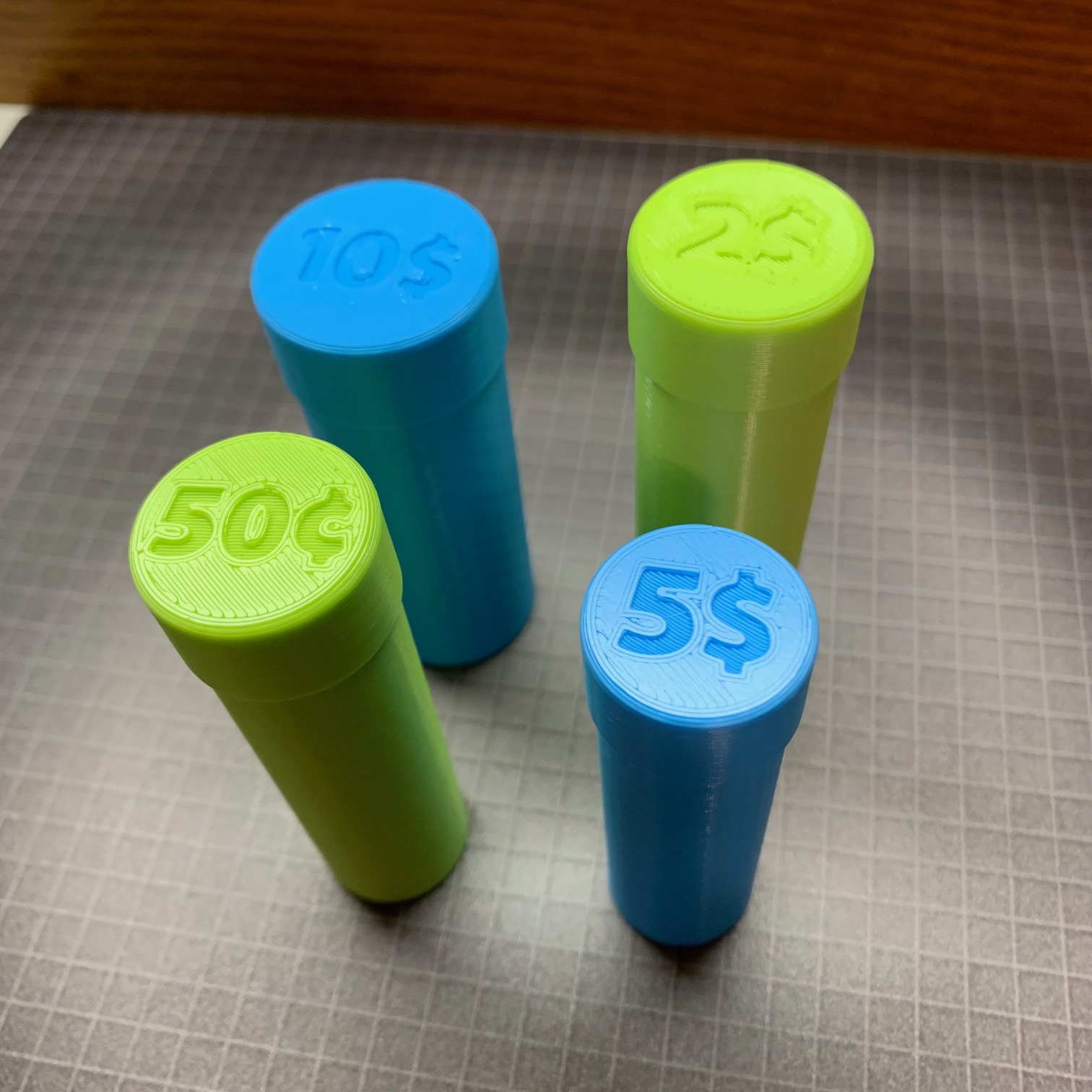 Simple US Coin Tubes by TperroneDesign | Printables Store