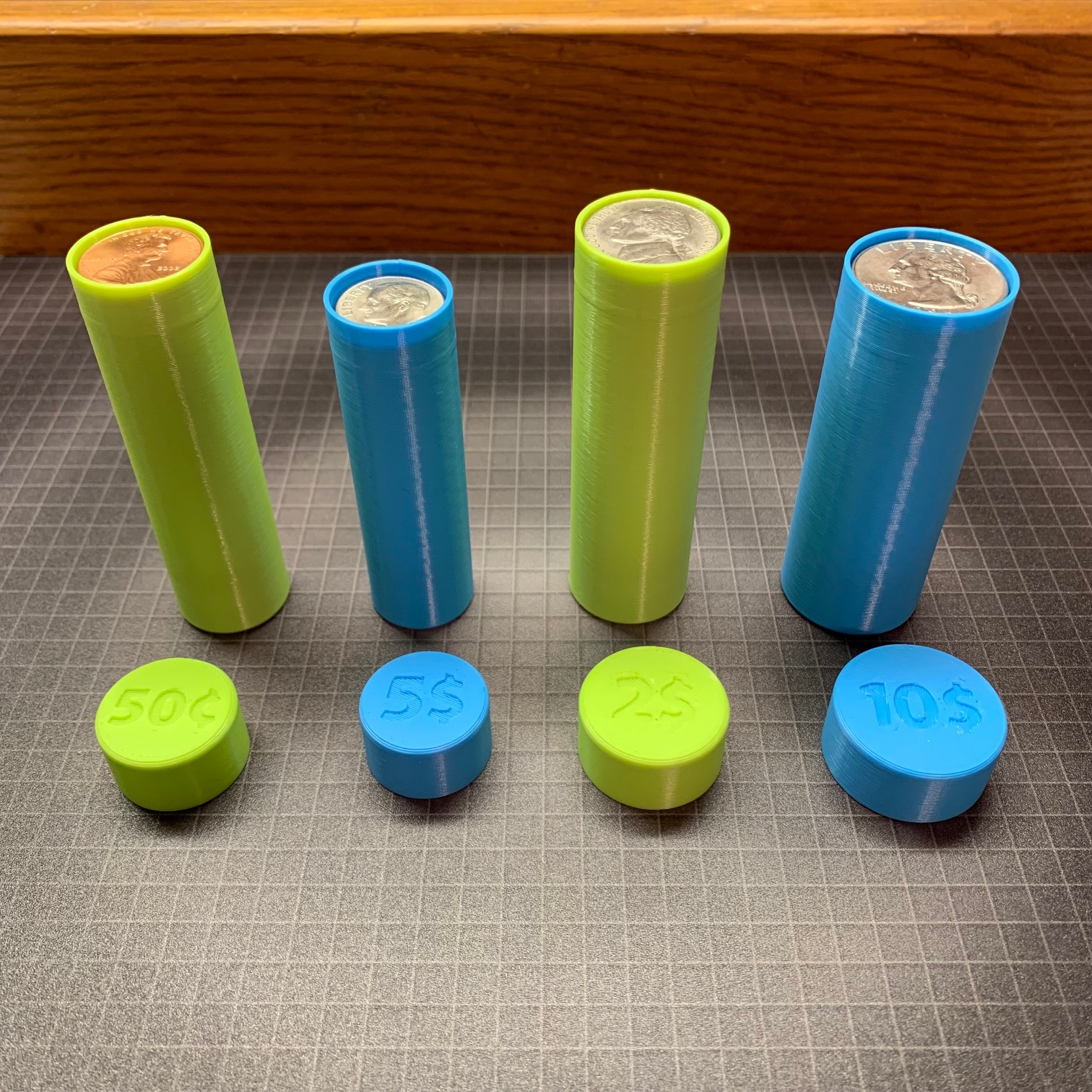 Simple US Coin Tubes by TperroneDesign | Printables Store