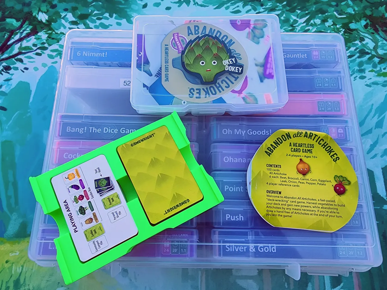 3D Printed Game Inserts for Photo Caddy storage
