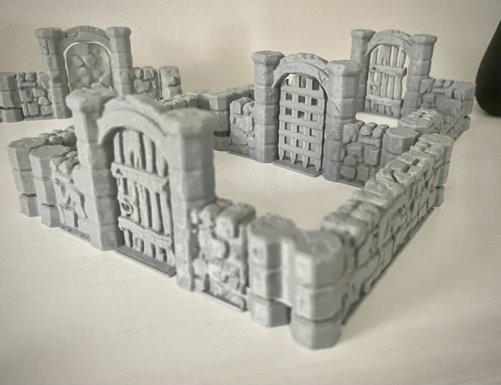 DungeonSticks: Ruined Stone Doors by UNO-Sebastian | Download free STL ...