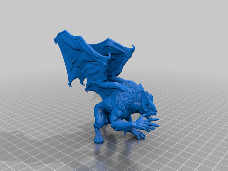 Flyting Barghest - Tabletop MIniature by UNO-Sebastian | Download free ...