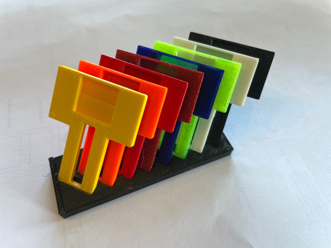 Filament Sample Swatch by Aryser | Download free STL model | Printables.com