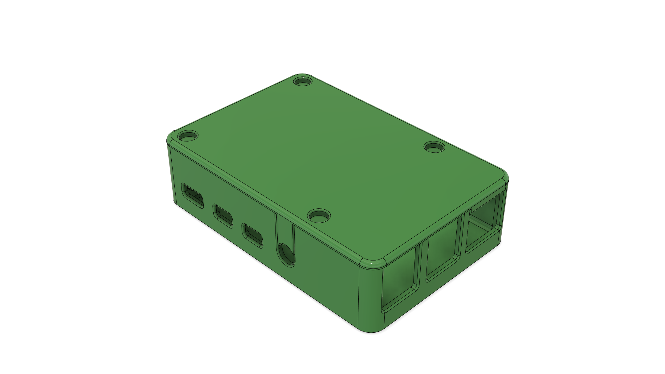 Raspberry Pi 4 case by alwin rodewijk | Download free STL model ...