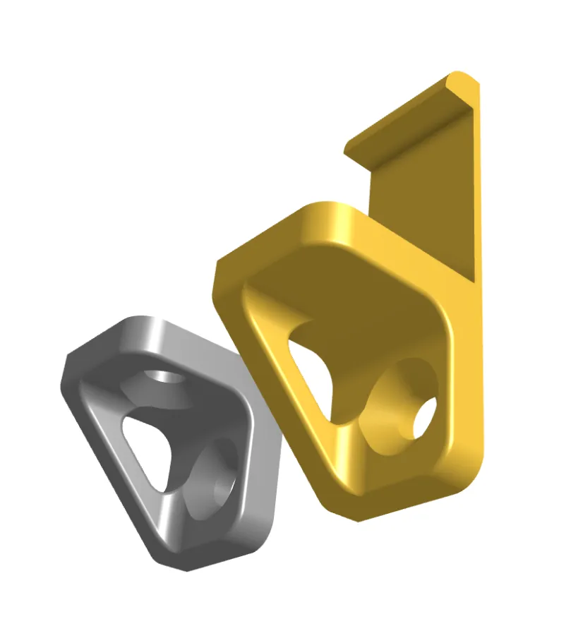 Simple universal angle bracket and shelf mount by mimo.sk | Download ...