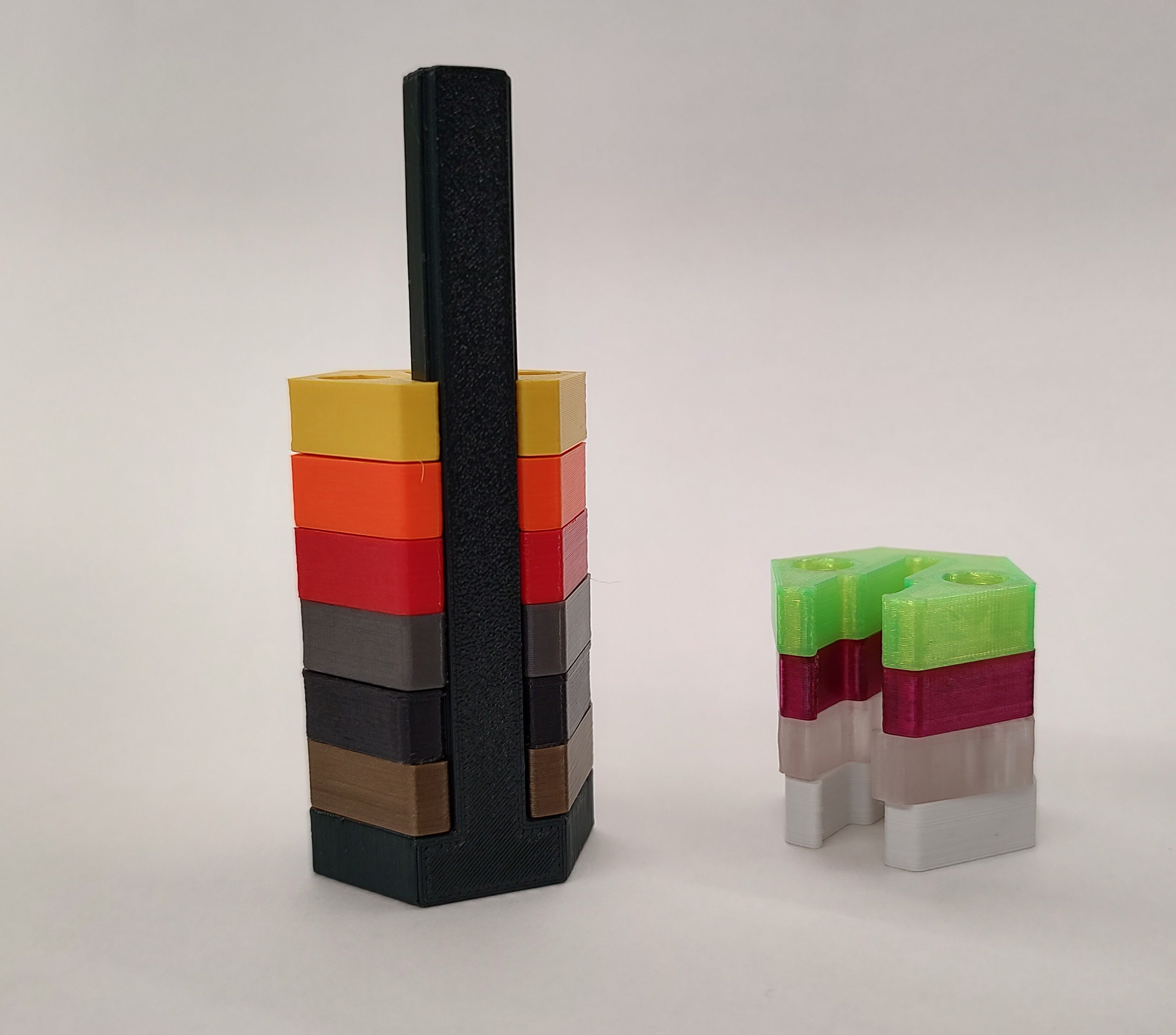 Hexagonal sample with holder by Bigfoot Tech Lab | Download free STL ...